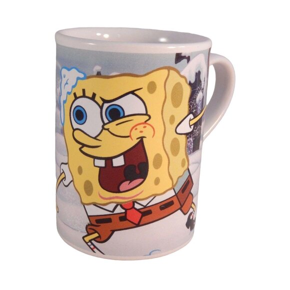 Viacom | Dining | Spongebob Squarepants Coffee Mug Cup Patrick Snowball ...